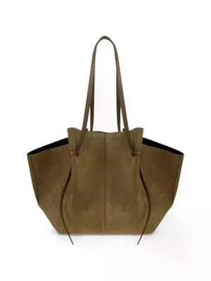 Yuzefi Xl Mochi Suede Tote Bag - Brown