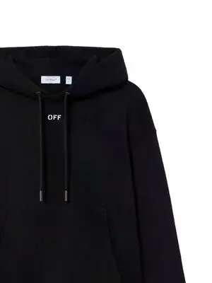 Off-White Arrows-motif Hoodie - Black