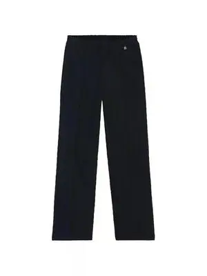 Hugo Nadrid Straight-fit Tracksuit Bottoms In Diamond Jacquard - Blue