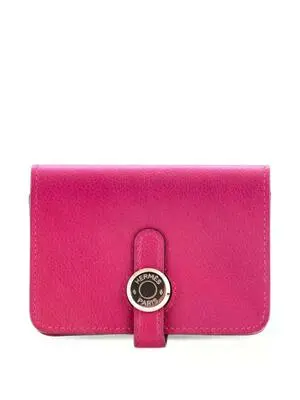 Hermès Dogon Evercolor Card Holder - Pink