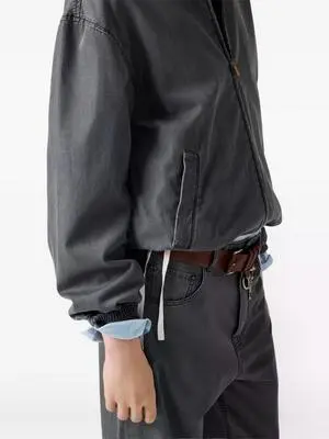 Miu Miu Chambray Blouson Jacket