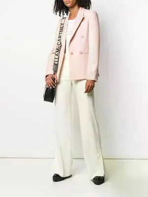 Stella McCartney Peak Lapel Blazer Jacket - Pink