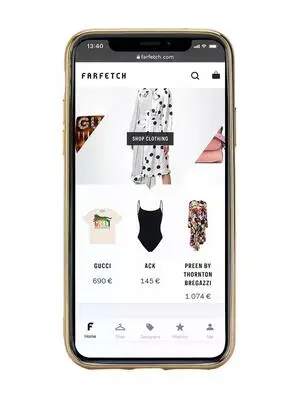 CHIARA FERRAGNI Embroidered Eye Phone Case