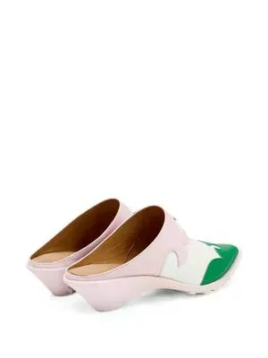 Camper Anitas Panelled Leather Mules