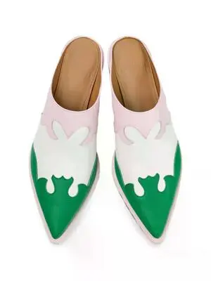 Camper Anitas Panelled Leather Mules