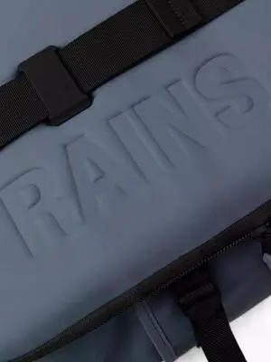 Rains Logo-embossed Roll-top Backpack