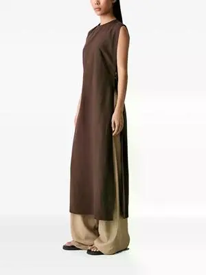 VICOLO Sleeveless Side-slit Blouse
