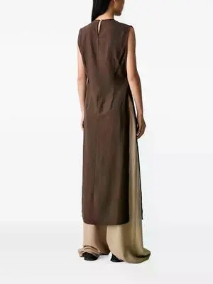 VICOLO Sleeveless Side-slit Blouse