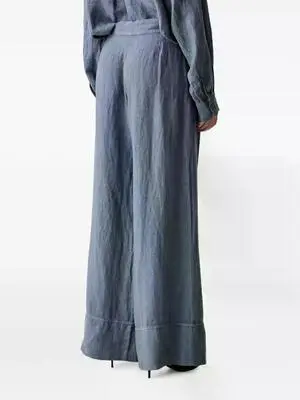 VICOLO Pleated Detailing Wide-leg Trousers