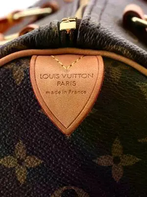 LOUIS VUITTON Speedy Handbag Monogram Canvas 30 Satchel - Brown