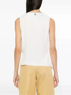 Patrizia Pepe Asymmetric Wrap Blouse