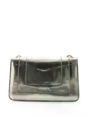 BVLGARI Serpenti Forever Patent Small Shoulder Bag - Metallic