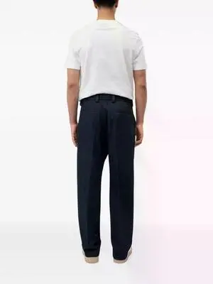 Hugo Modern-fit Stretch Trousers With Digital Print And Drawcord Waist