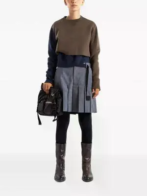 Sacai Layered Sweatshirt - Brown
