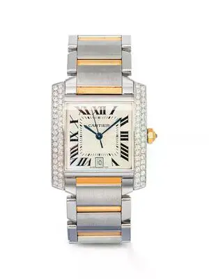 Cartier Tank Française 28mm Watch - White