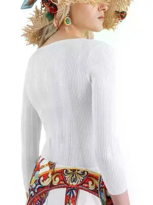 Dolce & Gabbana Viscose Rib-knit Pullover