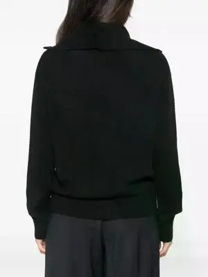 LISA YANG Sailor Collar Cardigan