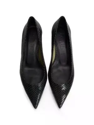 AeydĒ Cari Snakeskin-effect Pumps