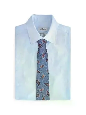 Etro Silk Jacquard Tie With Paisley Motif