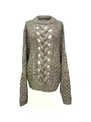 ISABEL MARANT VINTAGE Cable-knit Wool Sweater