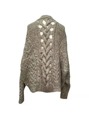ISABEL MARANT VINTAGE Cable-knit Wool Sweater