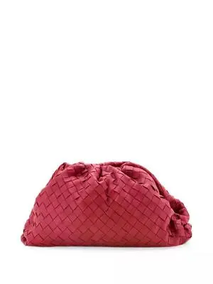 Bottega Veneta The Pouch Intrecciato Nappa Teen Crossbody Bag - Pink