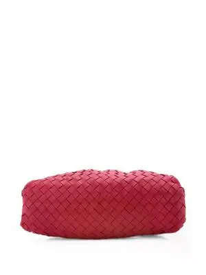 Bottega Veneta The Pouch Intrecciato Nappa Teen Crossbody Bag - Pink