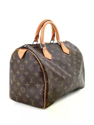 LOUIS VUITTON Speedy Monogram Canvas 30 Satchel Handbag