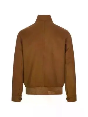 Canali Zip-up High-neck Jacket