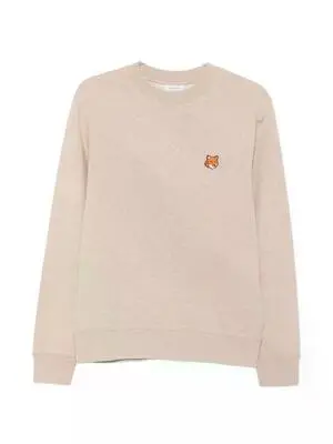 Maison Kitsuné Fox Head Sweatshirt - Neutrals