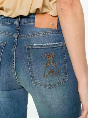 Patrizia Pepe Slit Detail Jeans