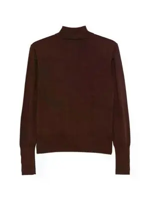 Patrizia Pepe Embellished Turtleneck Knit