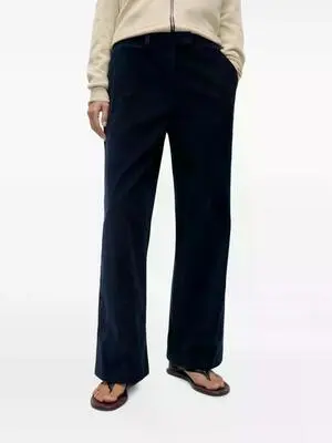 CORDERA Corduroy Low-rise Trousers - Blue