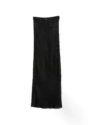 Patrizia Pepe Diagonal-stripe Maxi Skirt