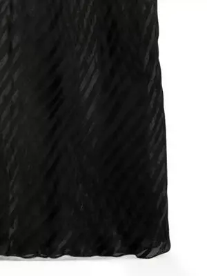 Patrizia Pepe Diagonal-stripe Maxi Skirt