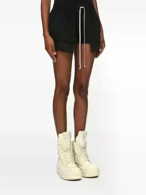 Rick Owens Layered Drawstring Shorts