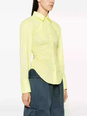 Patrizia Pepe Gathered Poplin Shirt