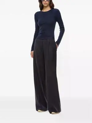 Pinko Ribbed Sweater With Lace