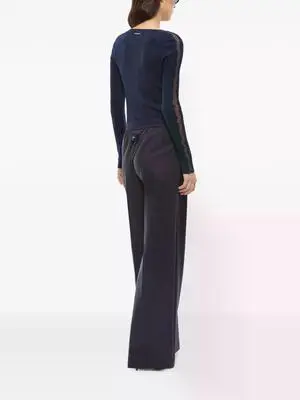 Pinko Ribbed Sweater With Lace