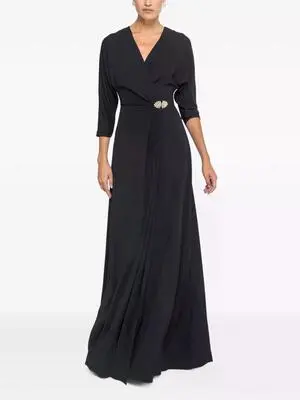 NISSA Crystal-embellished Maxi Dress