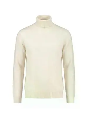 DRUMOHR Roll-neck Wool Sweater - Neutrals
