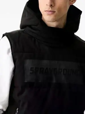 SPRAYGROUND Padded Gilet With Logo Print