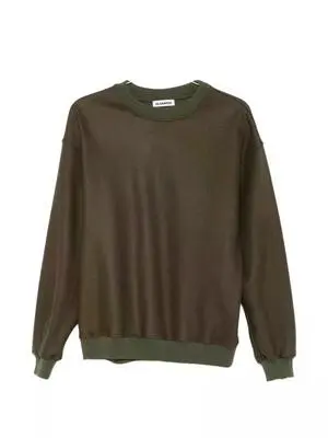 JIL SANDER Crew-neck Sweatshirt - Green