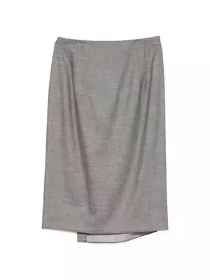 Patrizia Pepe Draped Midi Skirt