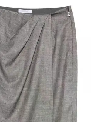 Patrizia Pepe Draped Midi Skirt