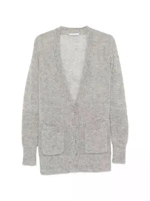 Patrizia Pepe Fine Knit V-neck Cardigan