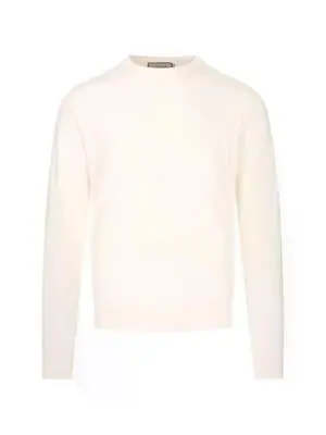 Canali Crew-neck Long-sleeve Sweater - Neutrals