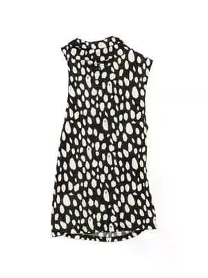 Patrizia Pepe Graphic Print Asymmetric Top