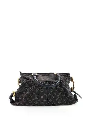 LOUIS VUITTON Monogram Denim Neo Cabby Mm Tote Bag - Black