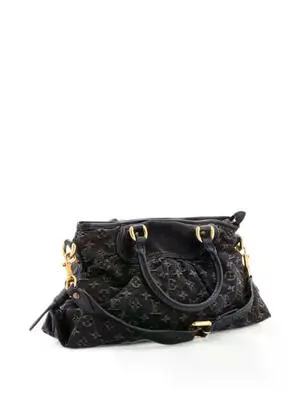 LOUIS VUITTON Monogram Denim Neo Cabby Mm Tote Bag - Black